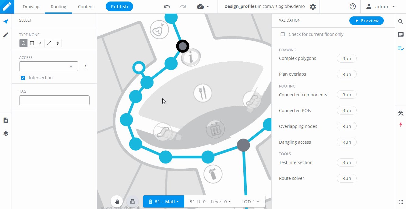 Previewing your map - Documentation